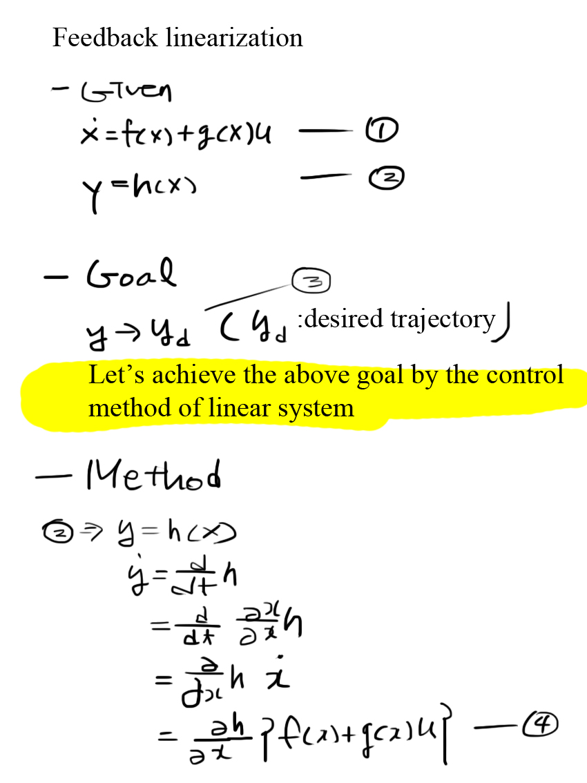 Feedback Linearization Control Fbl For Nonlinear System Control Proof